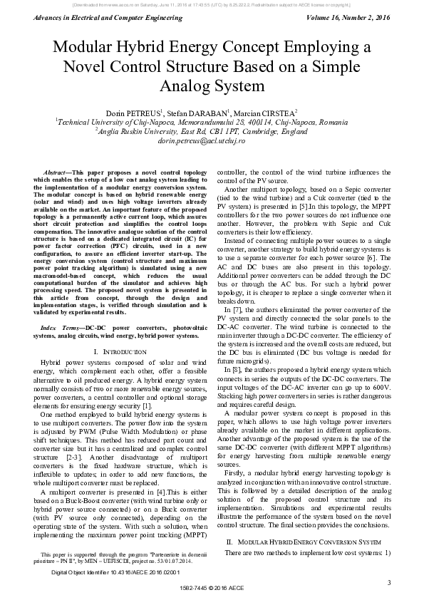 (PDF) Modular Hybrid Energy Concept Employing a Novel Control Structure ...