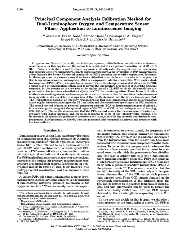 (PDF) Principal Component Analysis Calibration Method for Dual-Luminophore Oxygen and ...