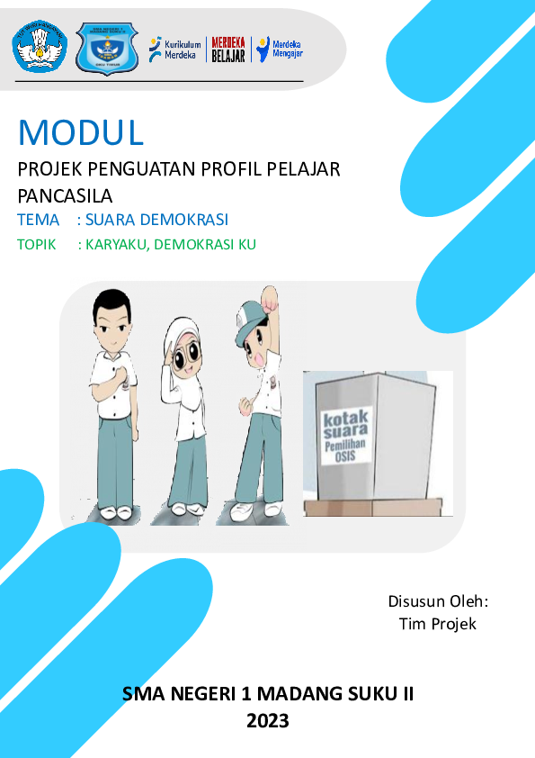 (PDF) Modul Projek Suara Demokrasi SMA Negeri Madang Suku II