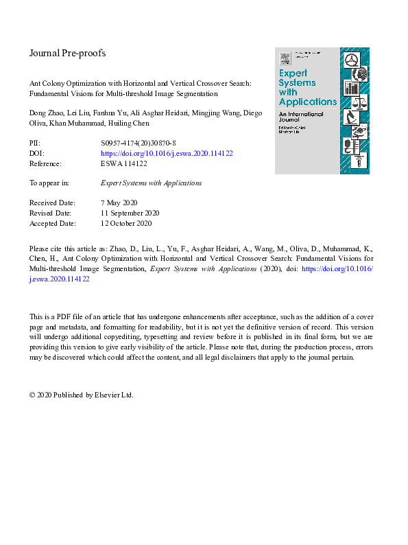 Pdf Ant Colony Optimization With Horizontal And Vertical Crossover