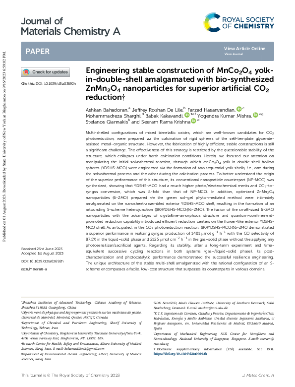 (PDF) Engineering stable construction of MnCo2O4 yolk-in-double-shell ...