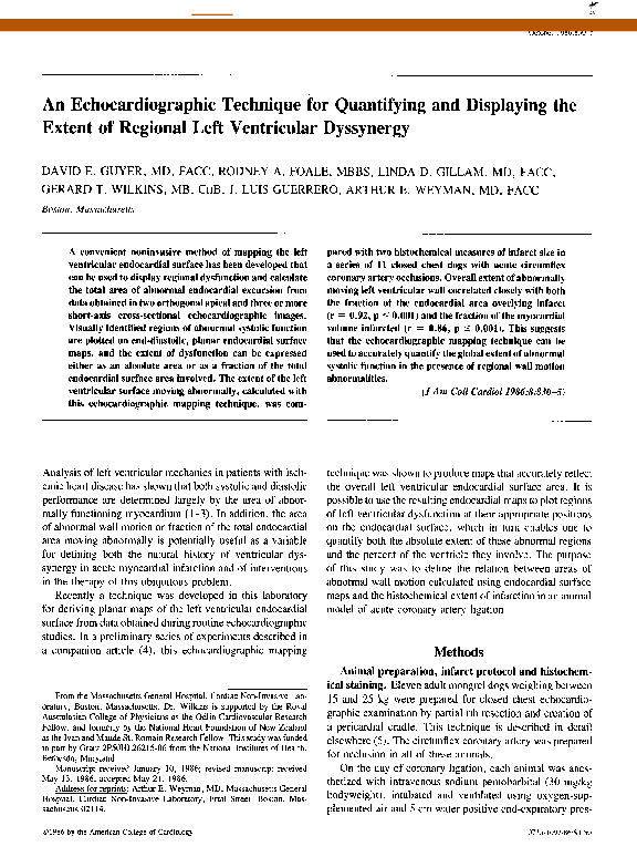 (PDF) An echocardiographic technique for quantifying and displaying the ...