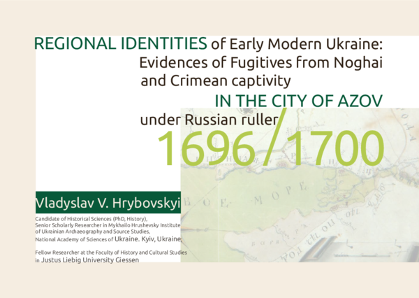 (PDF) Regional Identities of Early Modern Ukraine: Evidences of ...