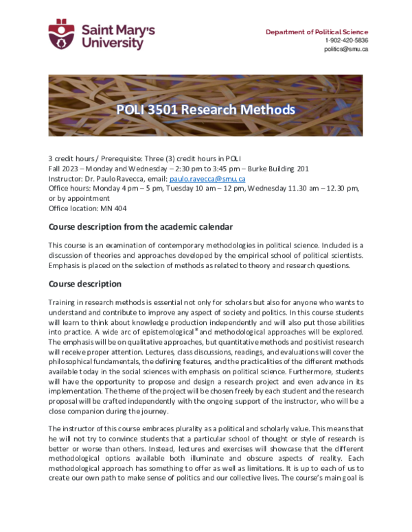 (PDF) Research Methods