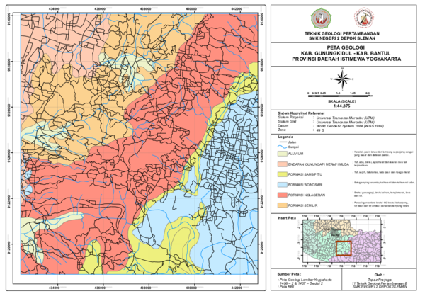 (PDF) Tugas Peta Geologi Kab Bantul Gunkid