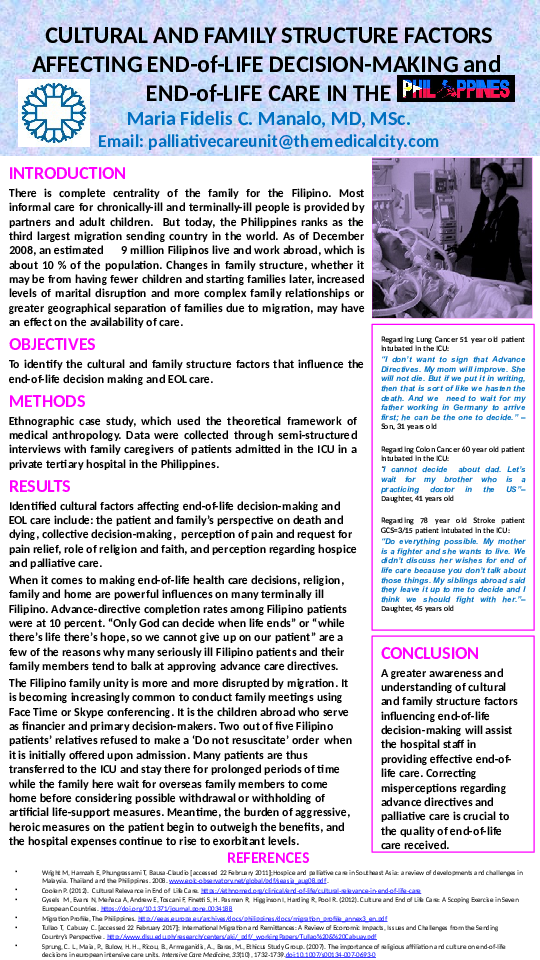(PDF) CULTURAL AND FAMILY STRUCTURE FACTORS AFFECTING END-of-LIFE ...
