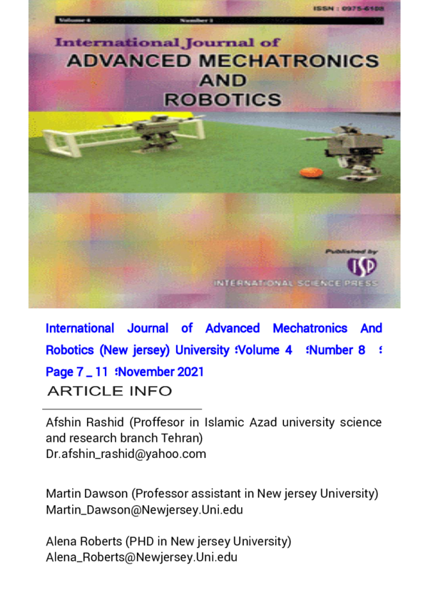 (PDF) Types of Nano Robots (Nano Robots) In Terms Of Classification And ...
