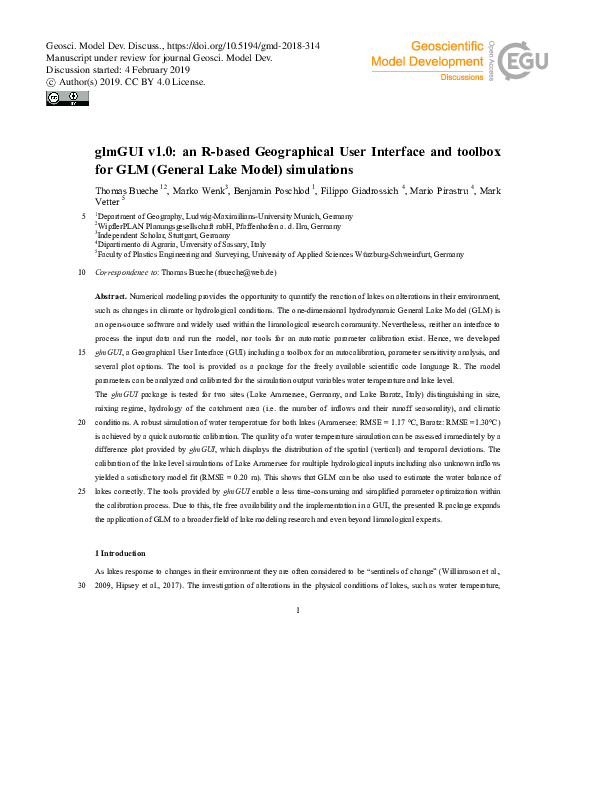 (PDF) glmGUI v1.0: an R-based Geographical User Interface and toolbox ...