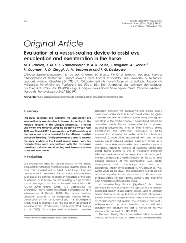 (PDF) Evaluation of a vessel-sealing device to assist eye enucleation ...