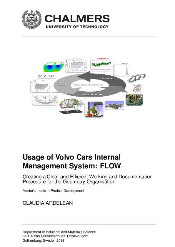 (PDF) Usage of Volvo Cars Internal Management System: FLOW: Creating a ...