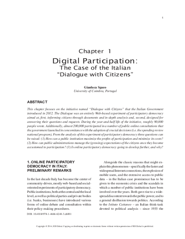 (PDF) Digital Participation