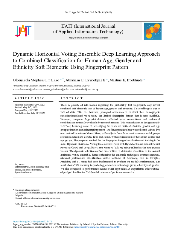 (PDF) Dynamic Horizontal Voting Ensemble Deep Learning Approach to Combined Classification for ...