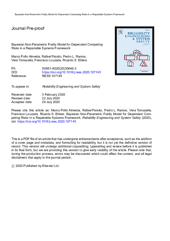 (PDF) Bayesian non-parametric frailty model for dependent competing ...