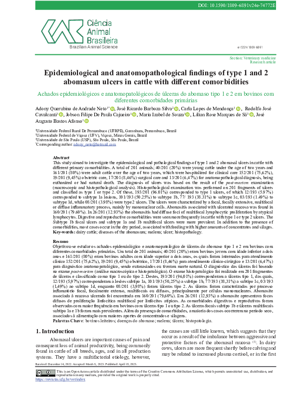 (PDF) Epidemiological and anatomopathological findings of type 1 and 2 ...