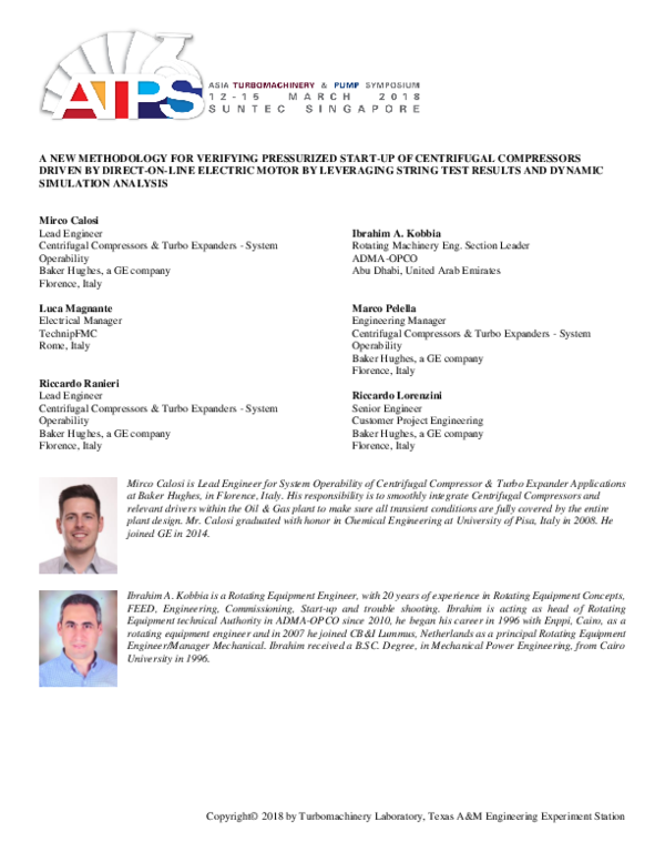 (PDF) A New Methodology for Verifying Pressurized Start-Up of ...