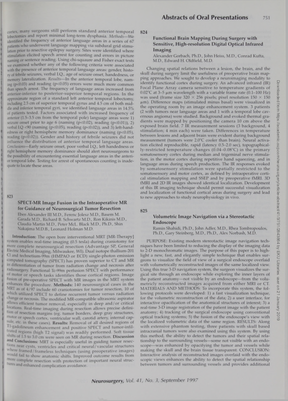 (PDF) Functional Brain Mapping During Surgery with Sensitive, High ...