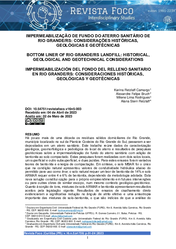 (PDF) Revista FOCO Artigo