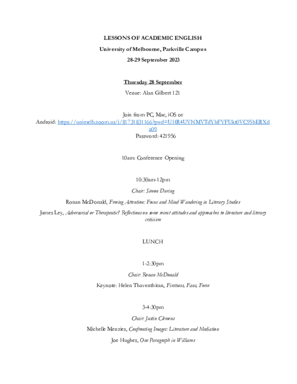 (PDF) Lessons of Academic English Programme