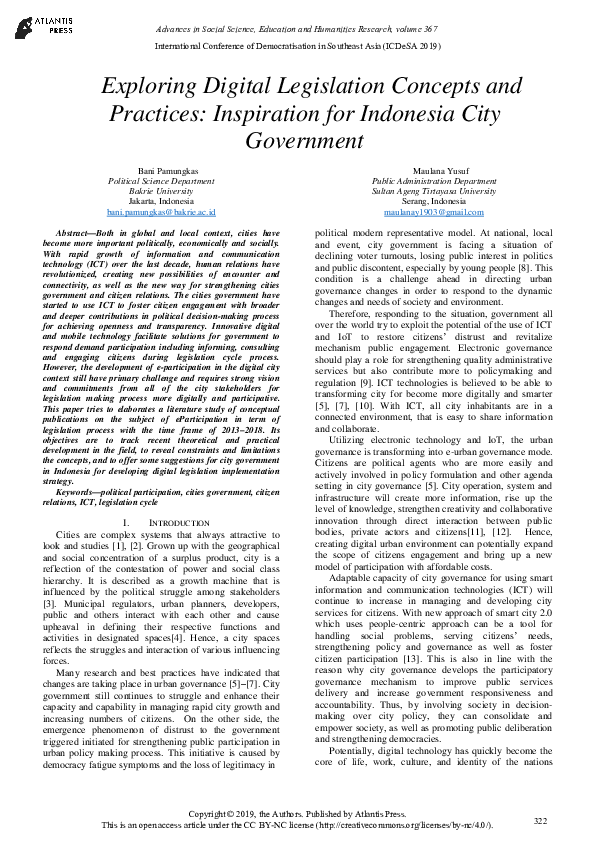 (PDF) Exploring Digital Legislation Concepts and Practices: Inspiration ...