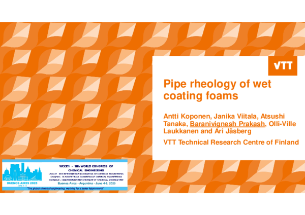 (PDF) Pipe rheology of wet coating foams | Antti I . Koponen - Academia.edu