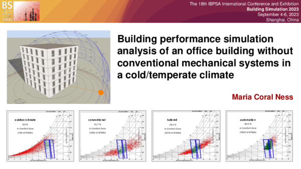 (PDF) Building performance simulation analysis of an office building without conventional ...