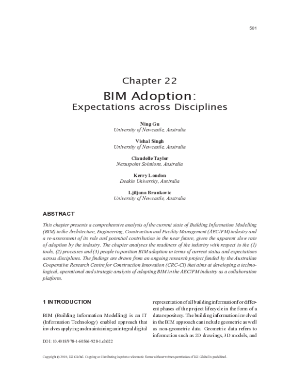 (PDF) BIM Adoption