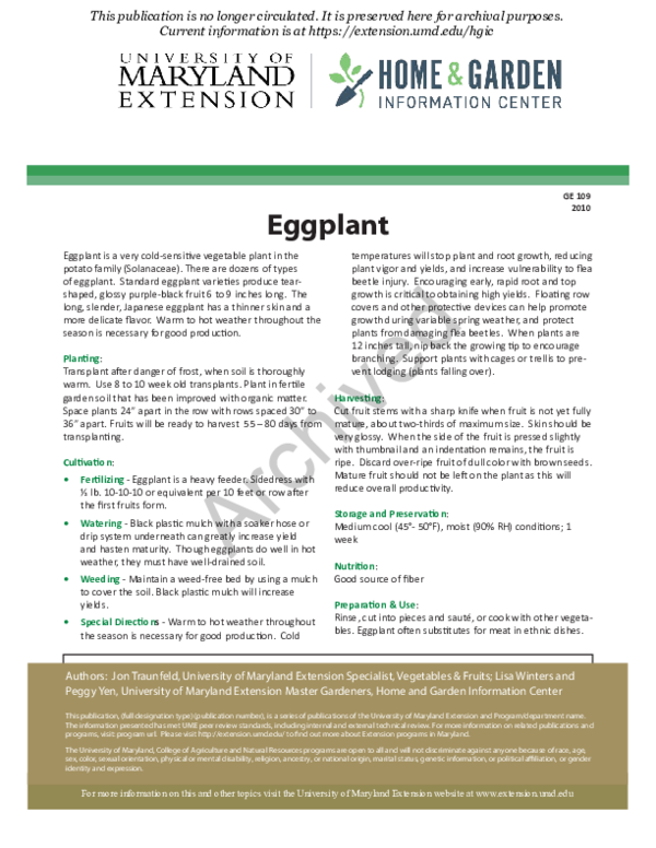 (PDF) Eggplant