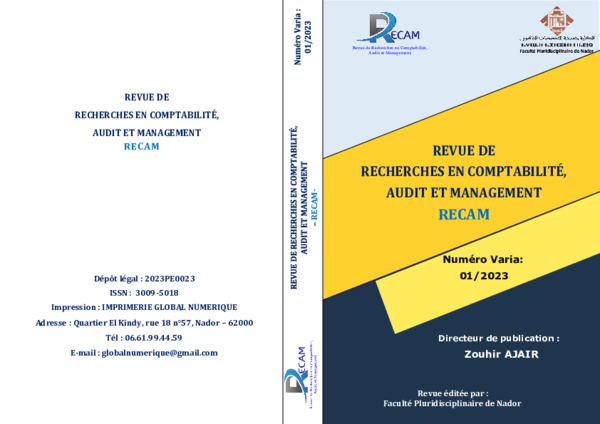 (PDF) AUDIT COMPTABLE ET QUALITÉ DE L’INFORMATION FINANCIÈRE