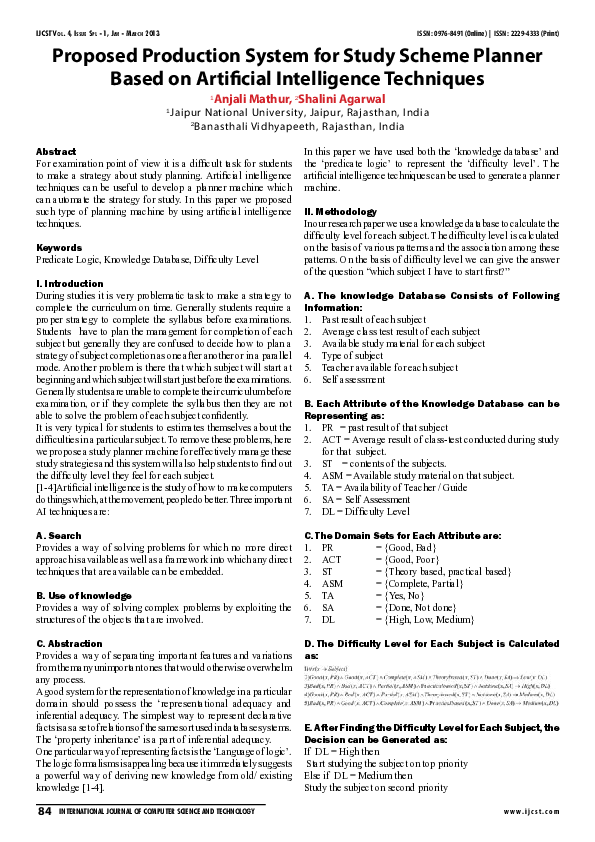 (PDF) Proposed Production System for Study Scheme Planner Based on ...