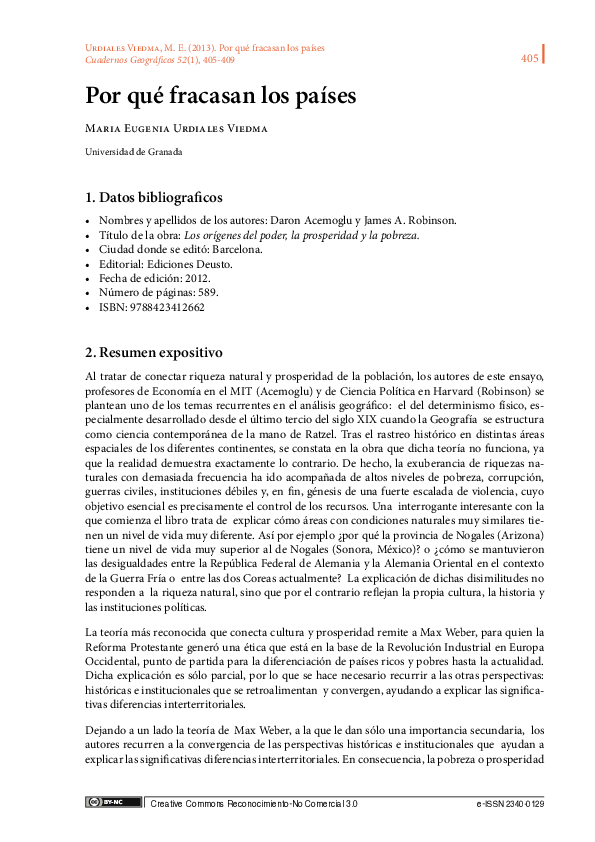 (PDF) Por qué fracasan los países