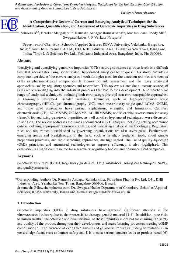 (PDF) A Comprehensive Review of Current and Emerging Analytical ...