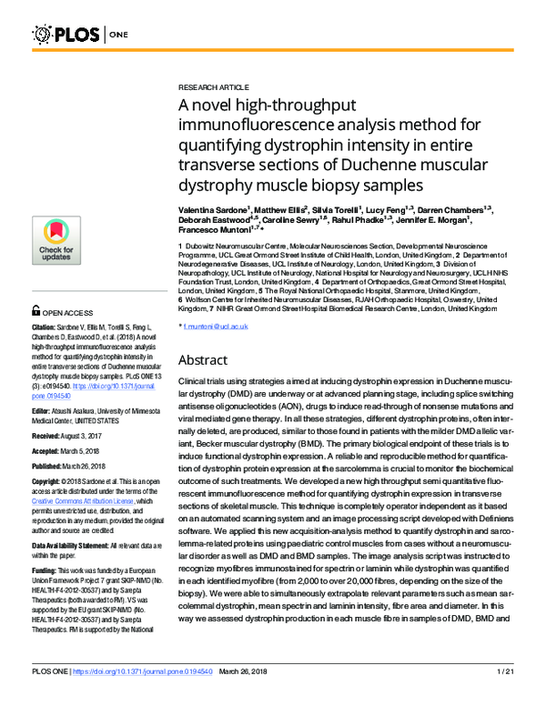(PDF) A novel high-throughput immunofluorescence analysis method for ...