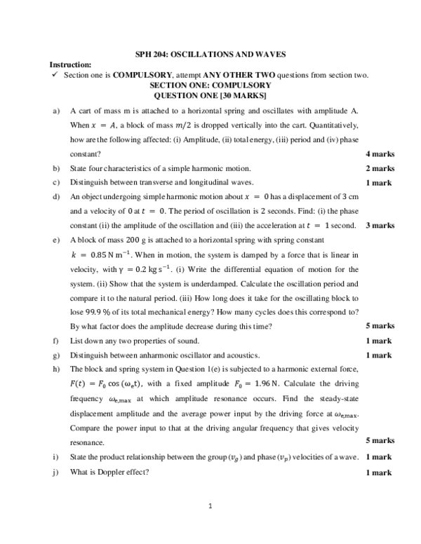 (PDF) OSCILLATIONS AND WAVES (4)