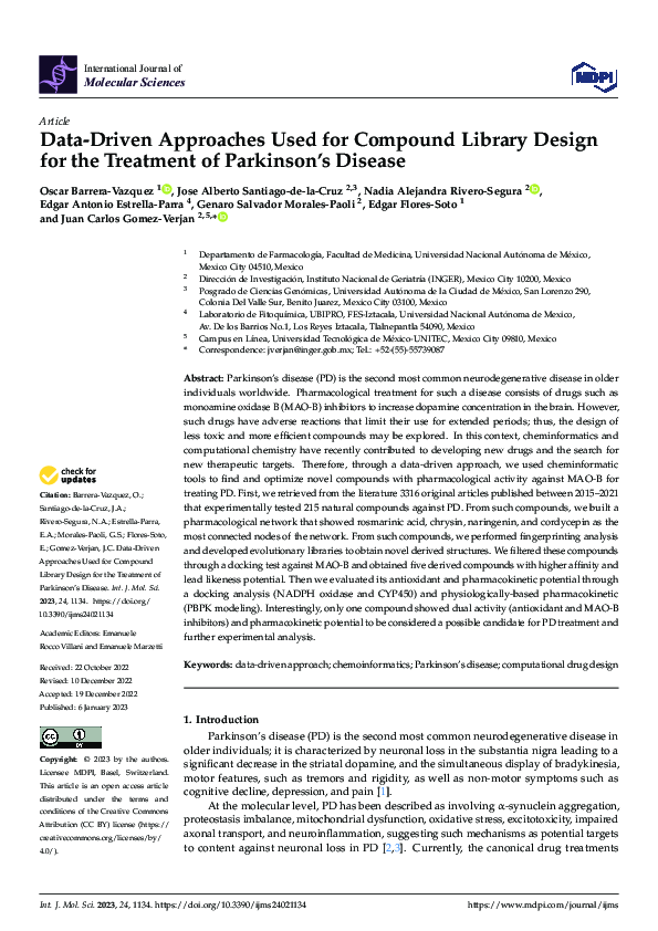 (PDF) Data-Driven Approaches Used for Compound Library Design for the ...