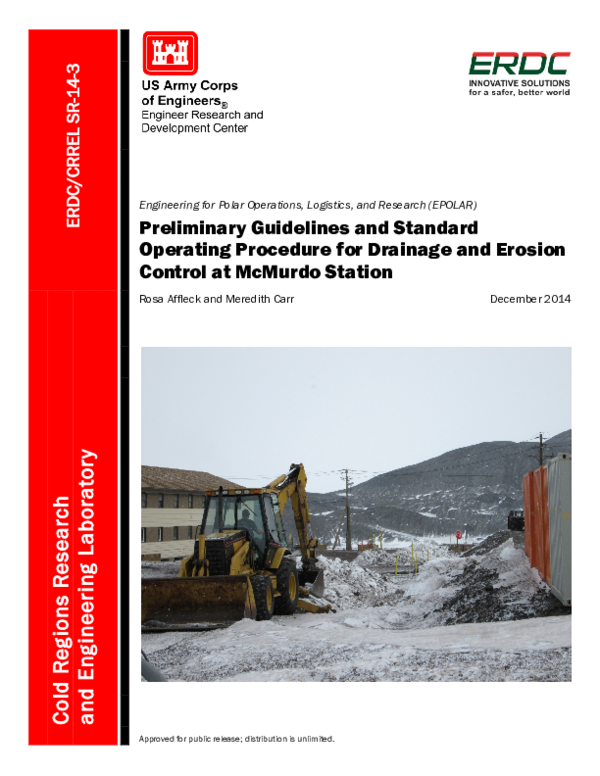 (PDF) Preliminary Guidelines and Standard Operating Procedure for ...