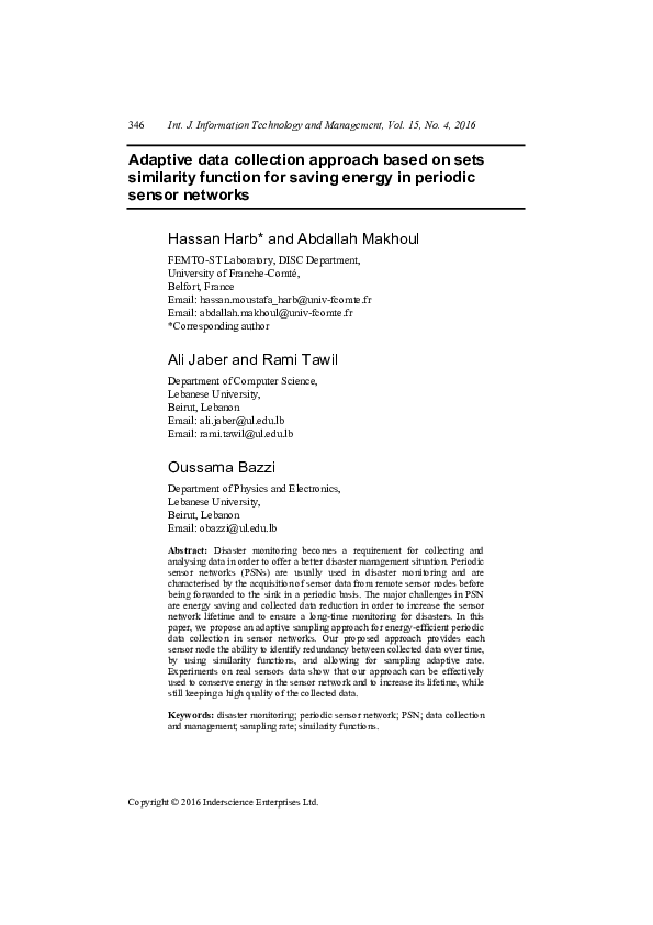 (PDF) Adaptive data collection approach based on sets similarity function for saving energy in ...