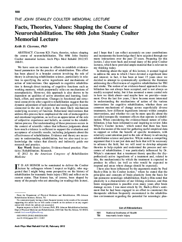 (PDF) Facts, Theories, Values: Shaping the Course of ...