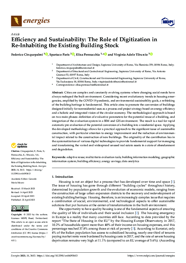 (PDF) Efficiency and Sustainability: The Role of Digitization in Re ...