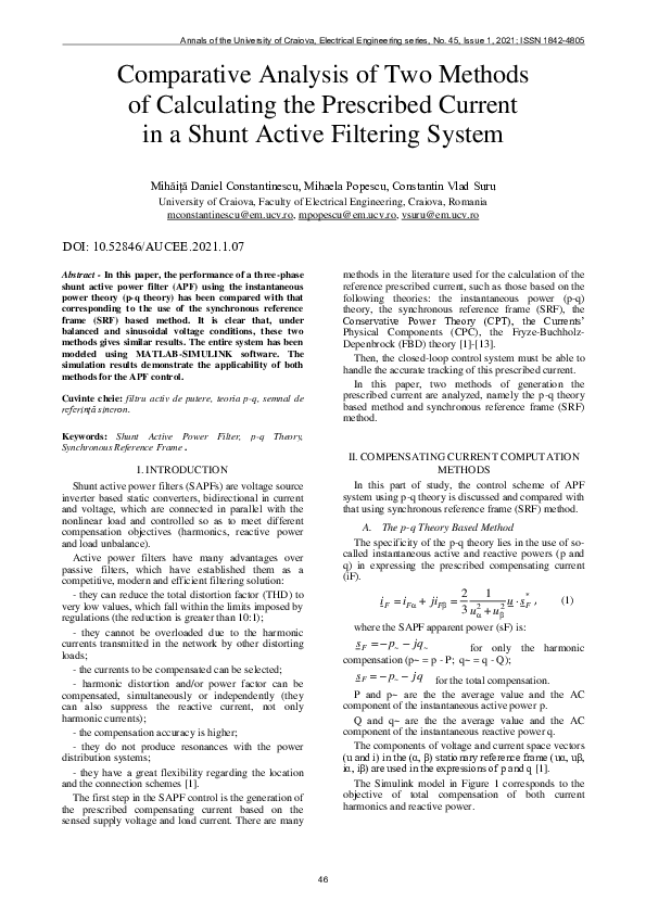 Pdf Comparative Analysis Of Two Methods Of Calculating The Prescribed