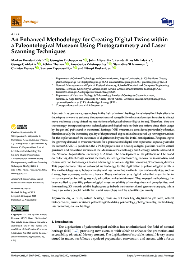 (PDF) An Enhanced Methodology for Creating Digital Twins within a ...