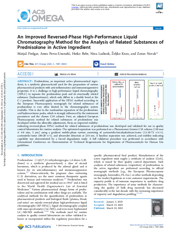(PDF) Improved reversed-phase high performance liquid chromatography ...