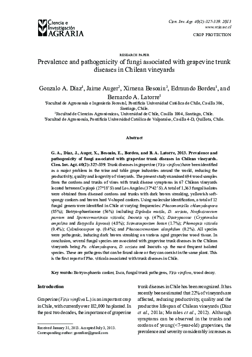 (PDF) Prevalence and Pathogenicity of Fungi Associated with Achenes of ...