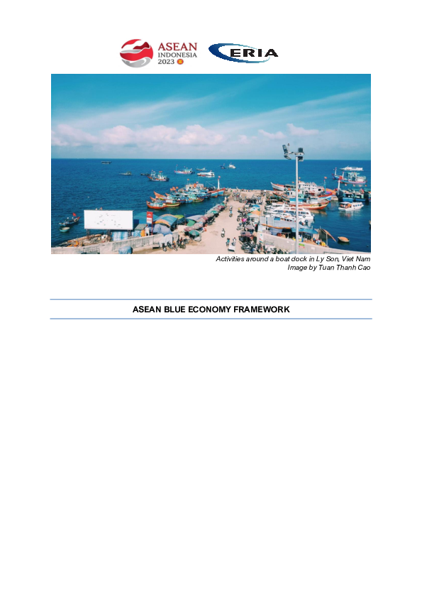 (PDF) ASEAN Blue Economy Framework