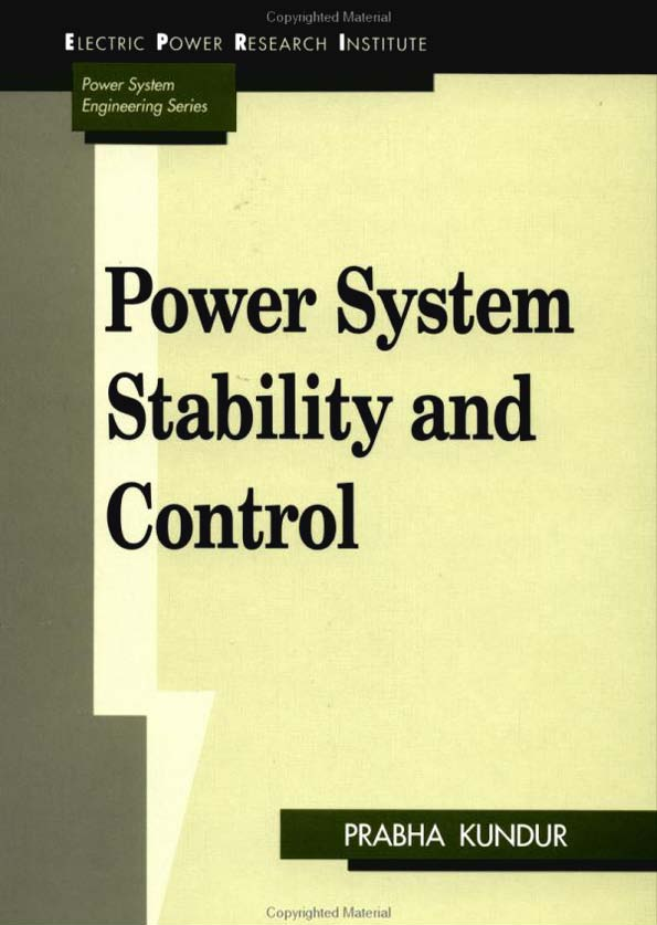 (PDF) Power System Stability and Control by Prabha Kundur