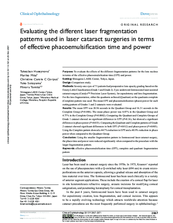 (PDF) Evaluating the different laser fragmentation patterns used in ...