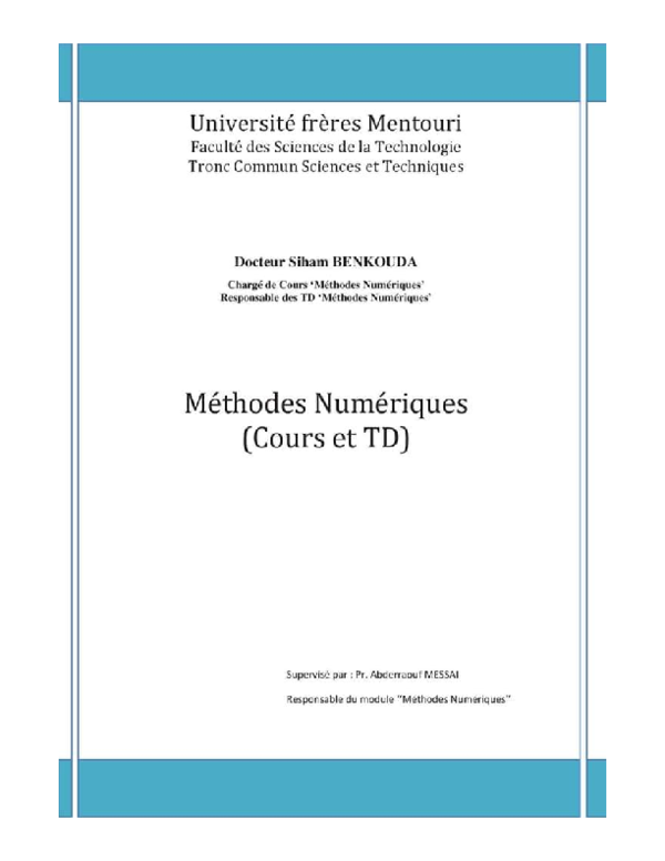 (PDF) Cours Methode (1).pdf · version | omar hillal - Academia.edu