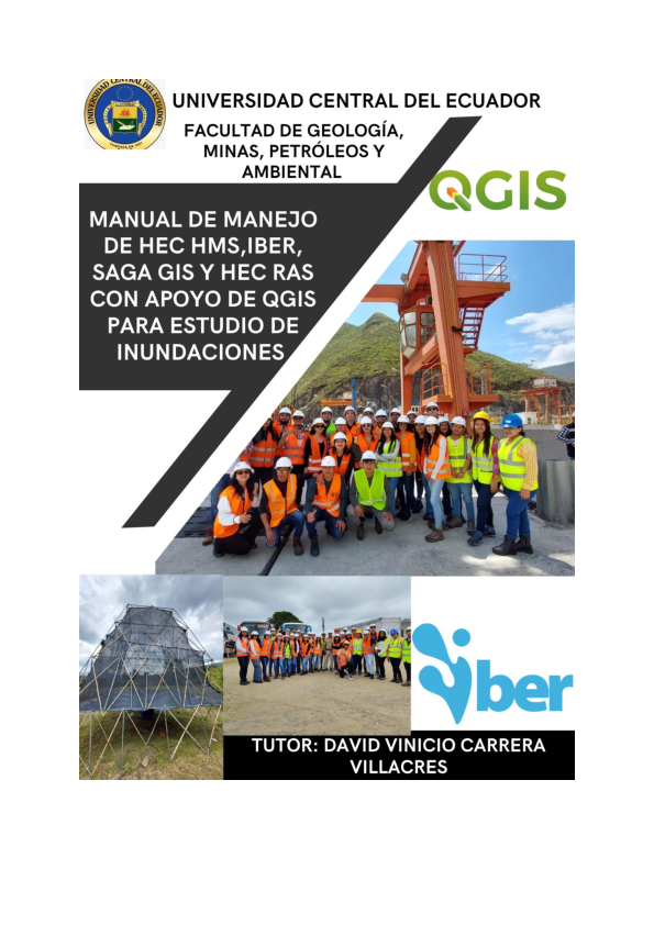 (PDF) Manual de HEC-HMS, HEC-RAS, IBER, Y SAGAGIS con QGIS