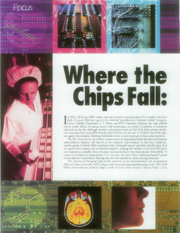 (PDF) Where the chips fall: environmental health in the semiconductor ...