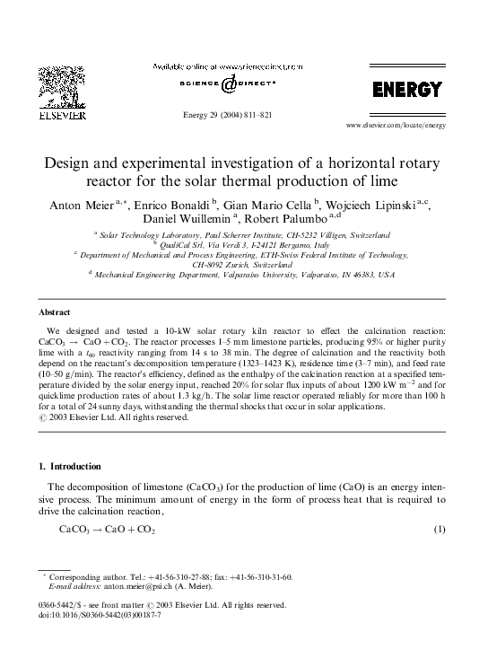 (PDF) Design and experimental investigation of a horizontal rotary ...