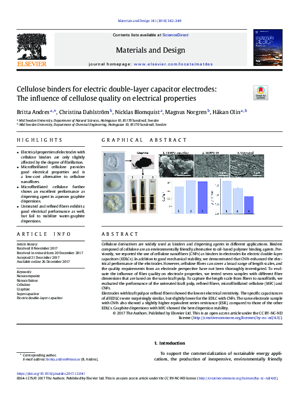 (PDF) Cellulose binders for electric double-layer capacitor electrodes ...